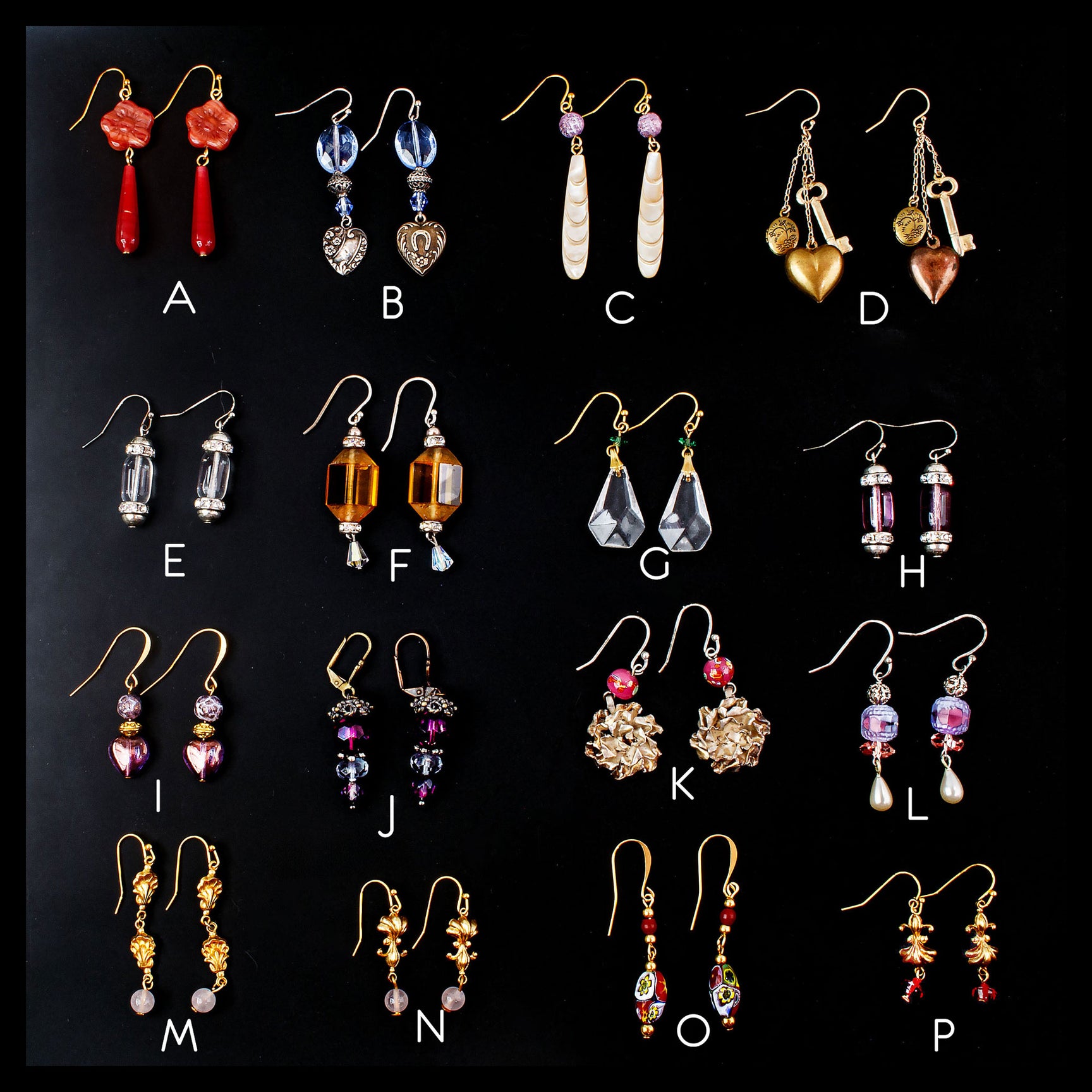 Earrings - Antique, Vintage, Contemporary @ EarthlyAdornments.com ...