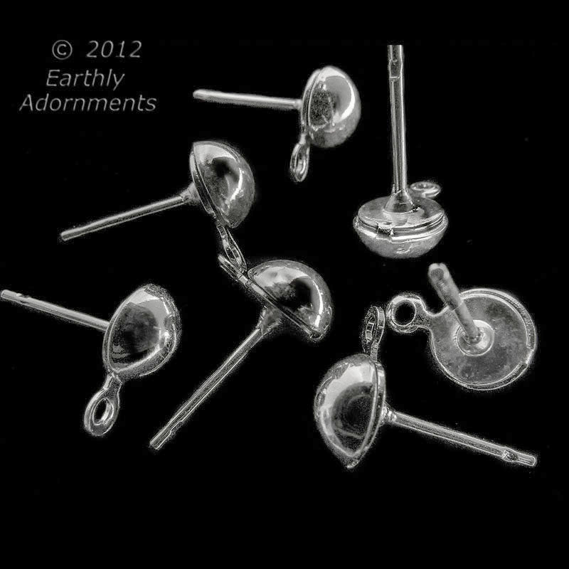 Surgical steel 1/2 Ball Post & Ring, 6mm, 12pcs. b9-2152(e) – Earthly ...